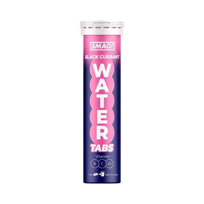 SMAG Water Tabs - Rør med 20 tabs - Solbær | Køb her – PÉVÈLO